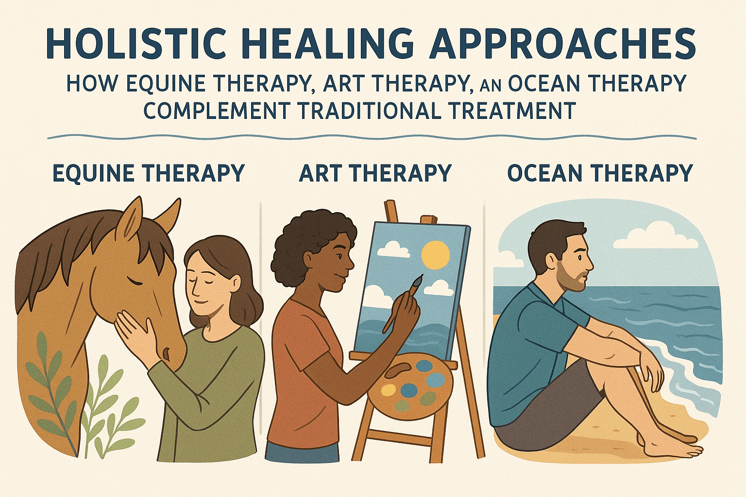 Beyond Traditional Treatment: Equine, Art, and Ocean Therapy | Seasons ...
